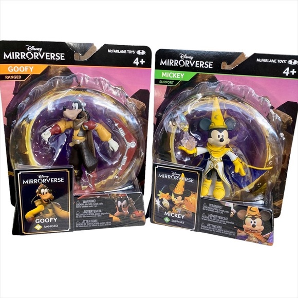 Disney | Toys | Disney Mirrorverse Mickey Goofy Figures | Poshmark